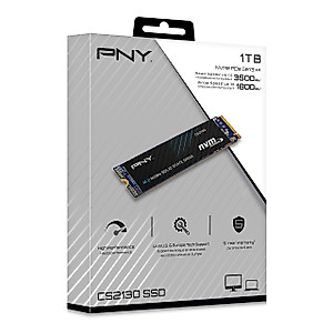 PNY CS2130 1TB M.2 PCIe NVMe Gen3 x4 Internal Solid State Drive (SSD), Read up to 3,500 - M280CS2130-1TB-RB