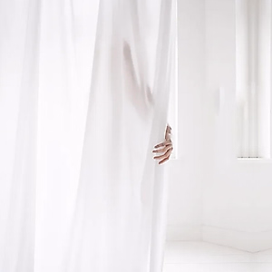 Premium Room Divider Curtain, Wall Mounted Partitions Rods Separator Bars with 2 M High Privacy Screens Drapes & Bracket, Hospital Office Panel Privacy Dividers (Color : B, Size : 1 Pack 78.7in/200c