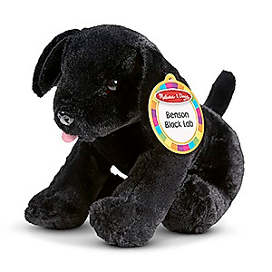 Melissa & Doug Benson Black Lab - Stuffed Animal Puppy Dog - Extra Large, Plush, Black Dog For Ages 3+