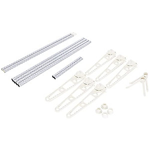 ORE International 67"-91" Free Standing Trellis Laundry Pole Set of 2, Unknown