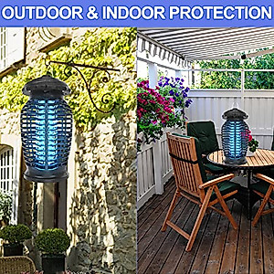 Bug Zapper, Electric Mosquito Zapper Outdoor, Insect Zapper Fly Traps Mosquito Killer Lamp for Home Patio
