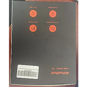 Car Jump Starter with Air Compressor, 4000A Peak 150PSI Portable Battery Starter 12V 26800mAh Car Battery Booster Pack (8.0L Diesel/All Gas), 4 in 1 Jump Starter/Air Compressor/Power Bank/LED Light