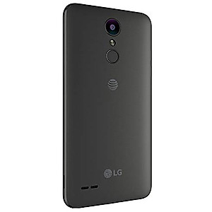LG Phoenix 4 AT&T Prepaid Smartphone with 16GB, 4G LTE, Android 7.1 OS, 8MP + 5MP Cameras - Black (Renewed)