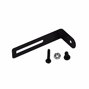 FLEOR 3Ply Black Pickguard Back Plate Screws Set & Switch Ring & Truss Rod Cover Plate & Black Bracket Fit Gibson Les Paul Pickguard Replacement