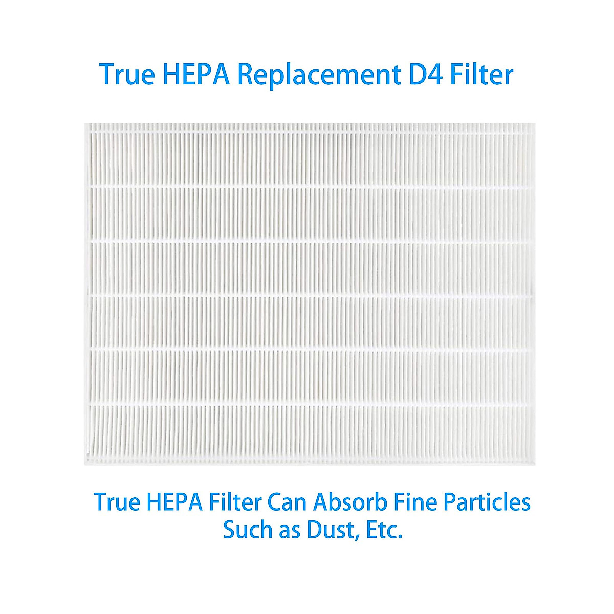 D480 Replacement Filter D4 Compatible with Winix D480 Air Purifier, Item Number 1712-0100-00, 2 True HEPA D4 Filters and 8 Activated Carbon Pre-Filters