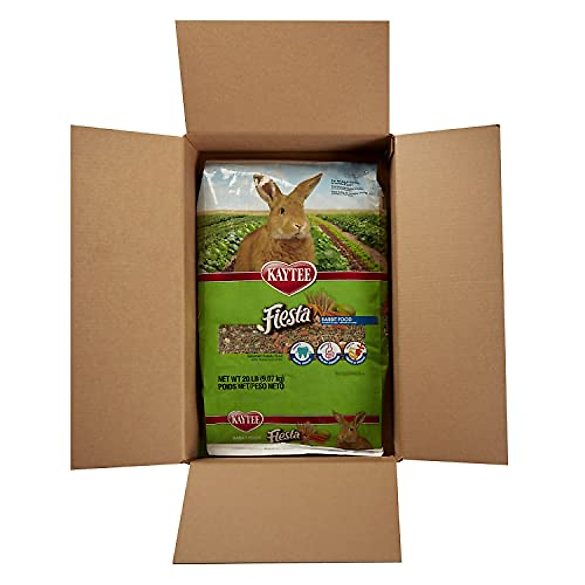 Kaytee Fiesta Rabbit Food, 20 Pounds