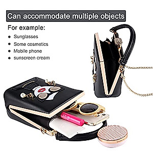 KUANG! Women Novelty Lady Face Shoulder Bags Funky PU Leather Top Handle Satchel Handbags Clutch Purse for Women