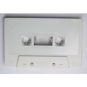 Pack-100 Loose White Original Professional Studio Audio Cassette Tape [Case 100]