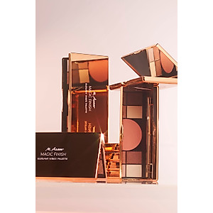 M. Asam Magic Finish Eyeshadow Palette – Pigmented eye make-up with 8 shades of eyeshadows & a blush, elegant case with large built-in make-up mirror, for every age & skin type, make-up set