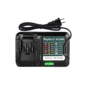 WeideBATT® 12V 2000mAh BL1021B Battery 2-Pack and DC10WD Charger for BL1016 BL1015 BL1020B BL1041B for Makita Tool DF031D DF0331D TD110D JR103D JR105D HSS01D MP100DZ HP332D DC10SB