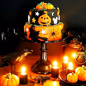 Halloween Molds Silicone for Hot Chocolate Bomb, 2 Pcs 9-Cavity Pumpkin Hot Cocoa Bomb Mold for Halloween Thanksgiving Fall Baking, Hot Chocolate Bombs, Cocoa Bomb, Cake, Jelly