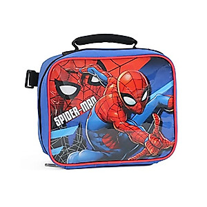 Marvel Spiderman Backpack with Lunch Bag One Size