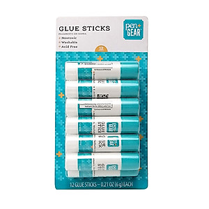 Pen + Gear All Purpose Glue Sticks, 12 Pack
