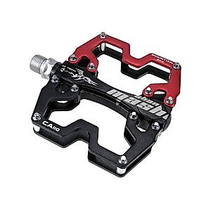 Bike Pedals Metal Flat Pedals Fooker Pedals Pedals For Road Bike Bike Pedals Pedals For Mountain Bike Bicycle Pedals Mtb Pedals Pedal Pedals Mountain Bike Pedals Metal Pedals red,free size