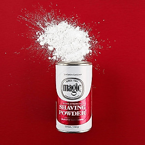 Magic Red Shaving Powder 5.0 oz. Extra Strength Depilatory by Magic