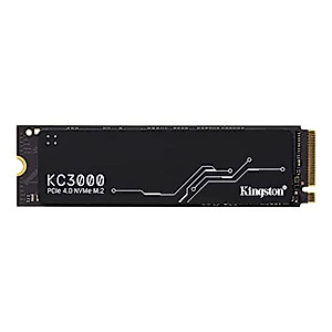 Kingston KC3000 PCIe 4.0 NVMe M.2 1024 GB SSD - High-Performance Storage for Desktop and Laptop PCs -SKC3000S/1024G