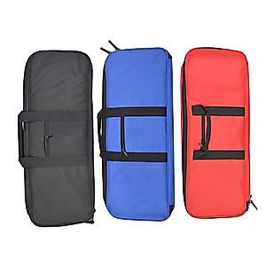 SHARROW Archery Takedown Recurve Bow Case Bow Bag Carrier Cover Storage Hand with Adjustment Arrow Tube Holder Hunting Accessories (red)