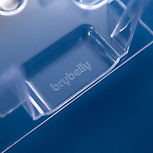 Brybelly Elite Rotating Card Deck Tray | Standard Sized Playing Cards | Rotates in Any Direction | Clear | 9 Deck Tray