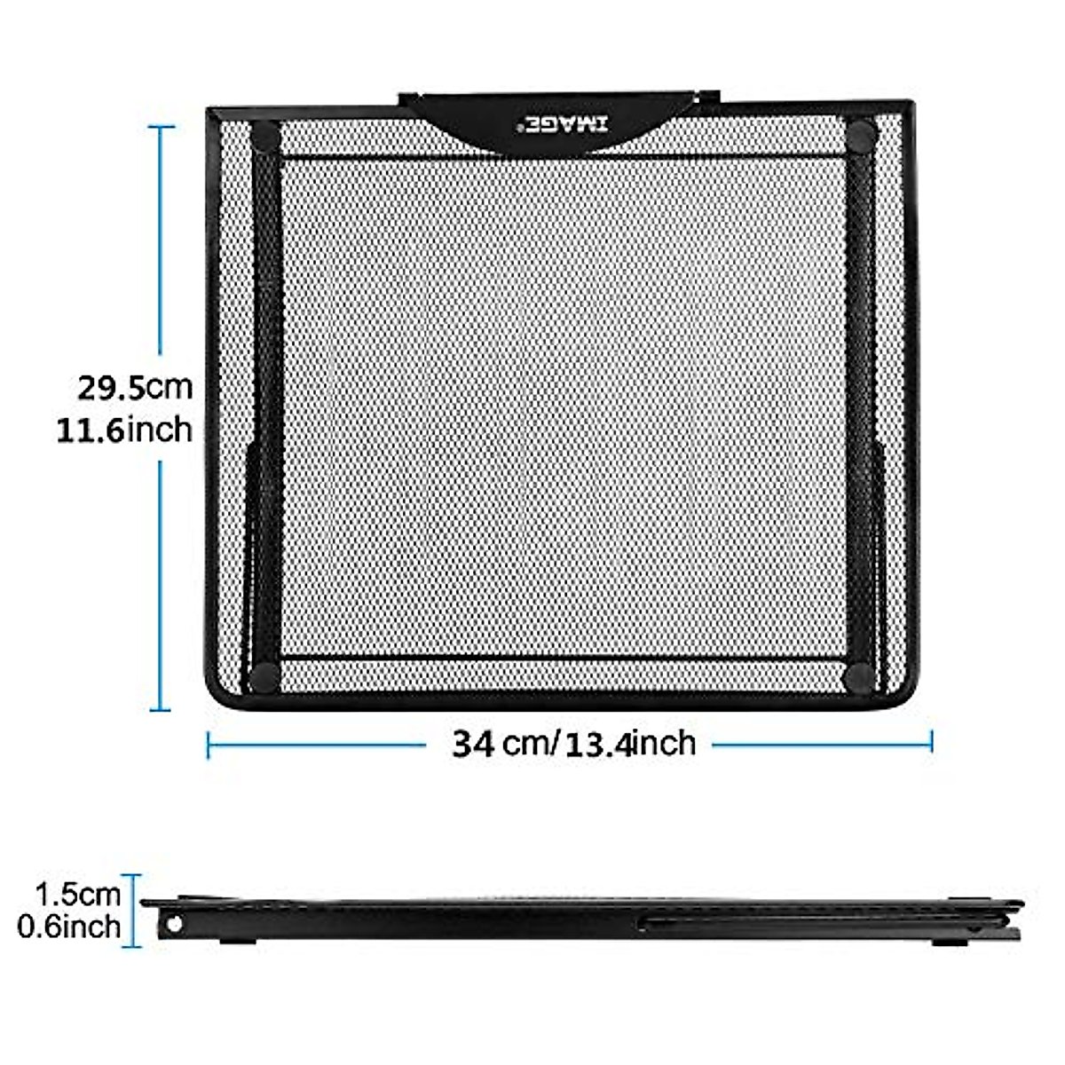 IMAGE Large Version Stand Ventilated Adjustable Light Box Laptop Pad Stand, Multifunction(12 Angles) Skidding Prevented Tracing Holder for AGPtek/Huion A3 A4 LED Tracing Light Pad & Diamond Painting