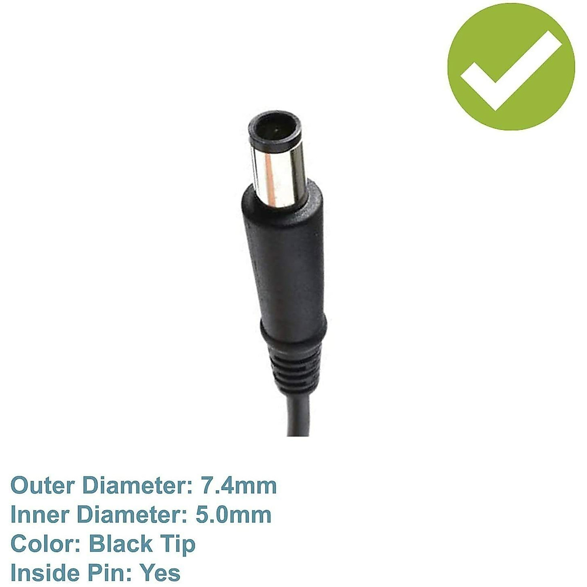 UpBright 19.5V 3.34A AC/DC Adapter Compatible with Dell 65W Latitude E5440 E5470 7480 E6540 E7440 E7450 E7250 E6440 E6430 7490 7290 5490 5590 5290 Inspiron 15R 5537 17R 5720 N7110 Power Supply Charger