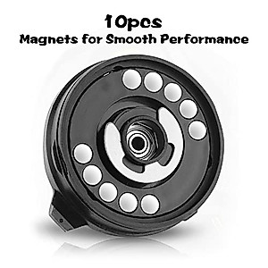 Lixada Baitcasting Reel Carbon Fiber 6+1BB High Speed 6.3: 1 Gear Ratio, Baitcaster Reel Magnetic Brake System Fishing Reel for Sea/Lake/Boat Fishing, 9.1oz Lightweight