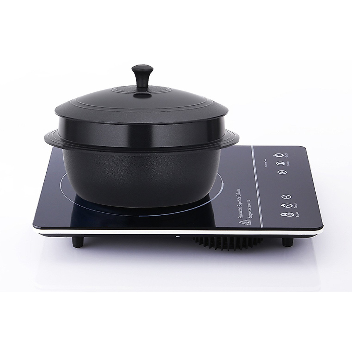 Hansang IH Induction Ceramic Cauldron Korean Traditional Pot All Heat Sources Cookable (20CM 2.7L)