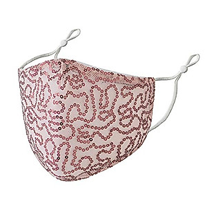 1/6/7 Sequins Cover Bandanas Adult Women Reusable Covering, Bling Adjustable Washable Cloth Breathing Oral Protection,Outdoors Indoors Activity High Filtration Ventilation Security Multicolor