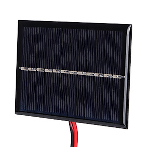 Solar Panel, Module Portable DIY Polysilicon Solar Charger for Toys Lights Solar Lights Solar Displays 3.7V Battery