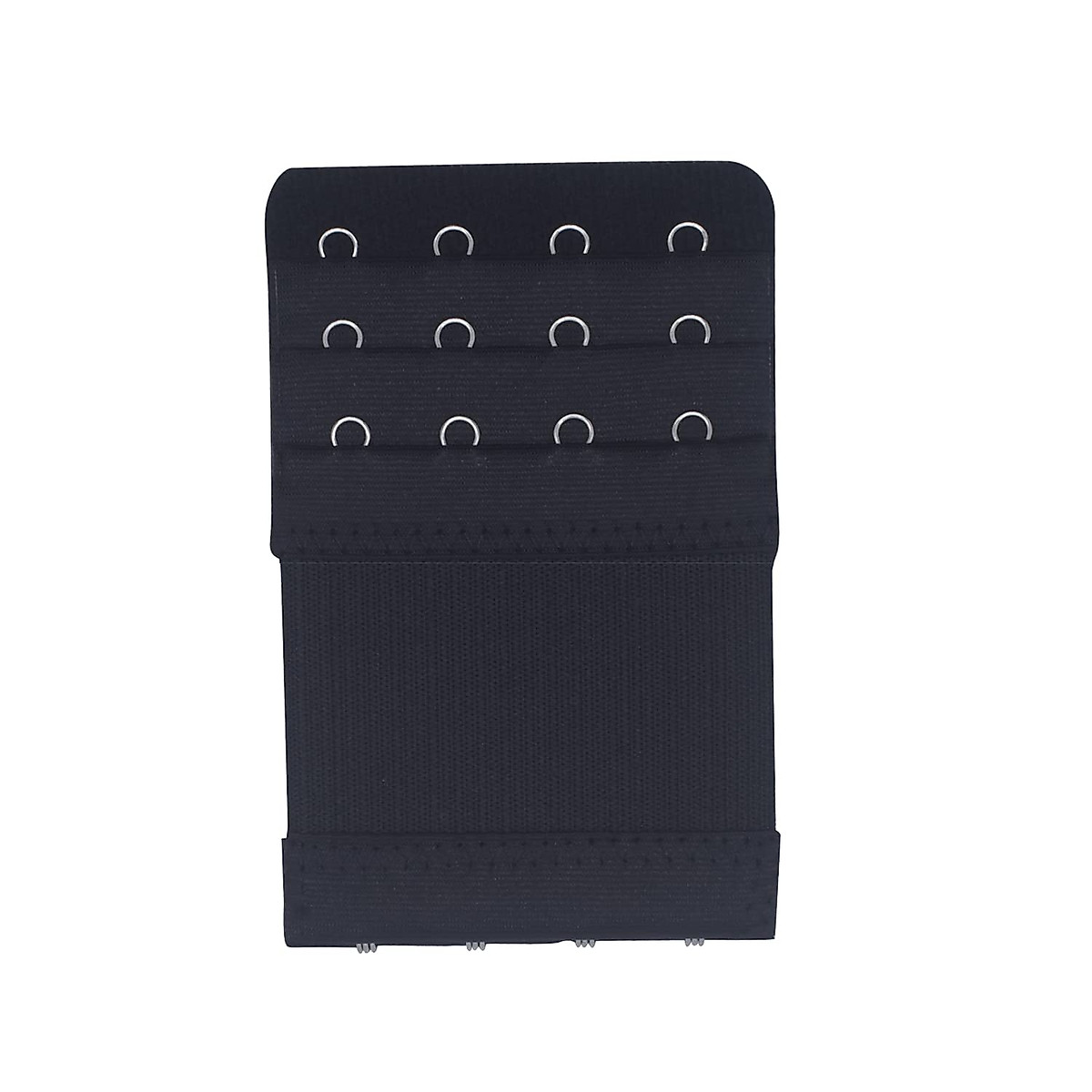 DoHope Elastic Back Bra Extender 4 Hook 3 Row 3/4" Stretchy Extension Tape Multi Color (5PCS Multi Color (Hook Center Size 1/2"))