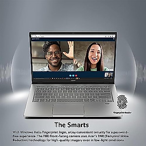 Acer 2023 Newest Swift X Laptop, 14" FHD Display, AMD Ryzen 7 5825U Processor, NVIDIA RTX 3050 Ti, 16GB RAM, 1TB SSD, 13 H of Use, Fingerprint Reader, Wi-Fi 6, Backlit KB, Thin & Light, Windows 11