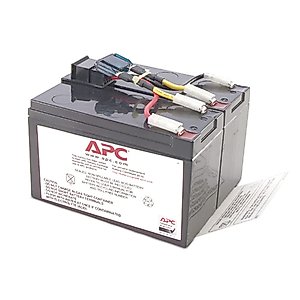 APC UPS Battery Replacement, RBC48, for APC Smart-UPS SMT750, SMT750US, SUA750 and select others