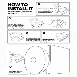 M2 Materials ABS Filament 56ci for Stratasys Dimension 1200es/Dimension Elite/Fortus 250mc, Natural