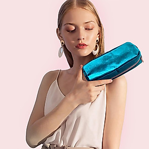 Makeup Brushes, Makeup Kit 10PCS, Make up Brushes Set Blue with Case for Makeup