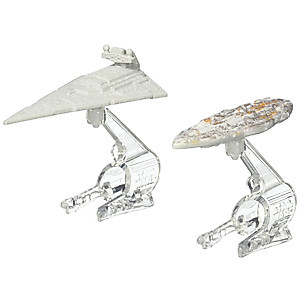 Hot Wheels Star Wars Starship Star Destroyer vs. Mon Calamari Cruiser Vehicle 2-Pack