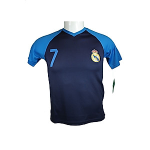 Real Madrid Soccer Official Youth Soccer Training Performance Poly Jersey -Y011 YM