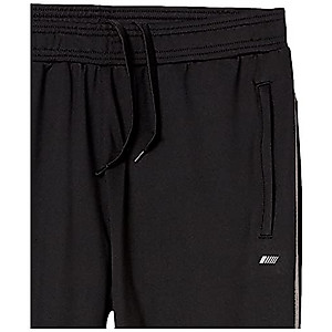 Amazon Essentials Men's Performance Stretch Knit Training Pant, Black, Medium