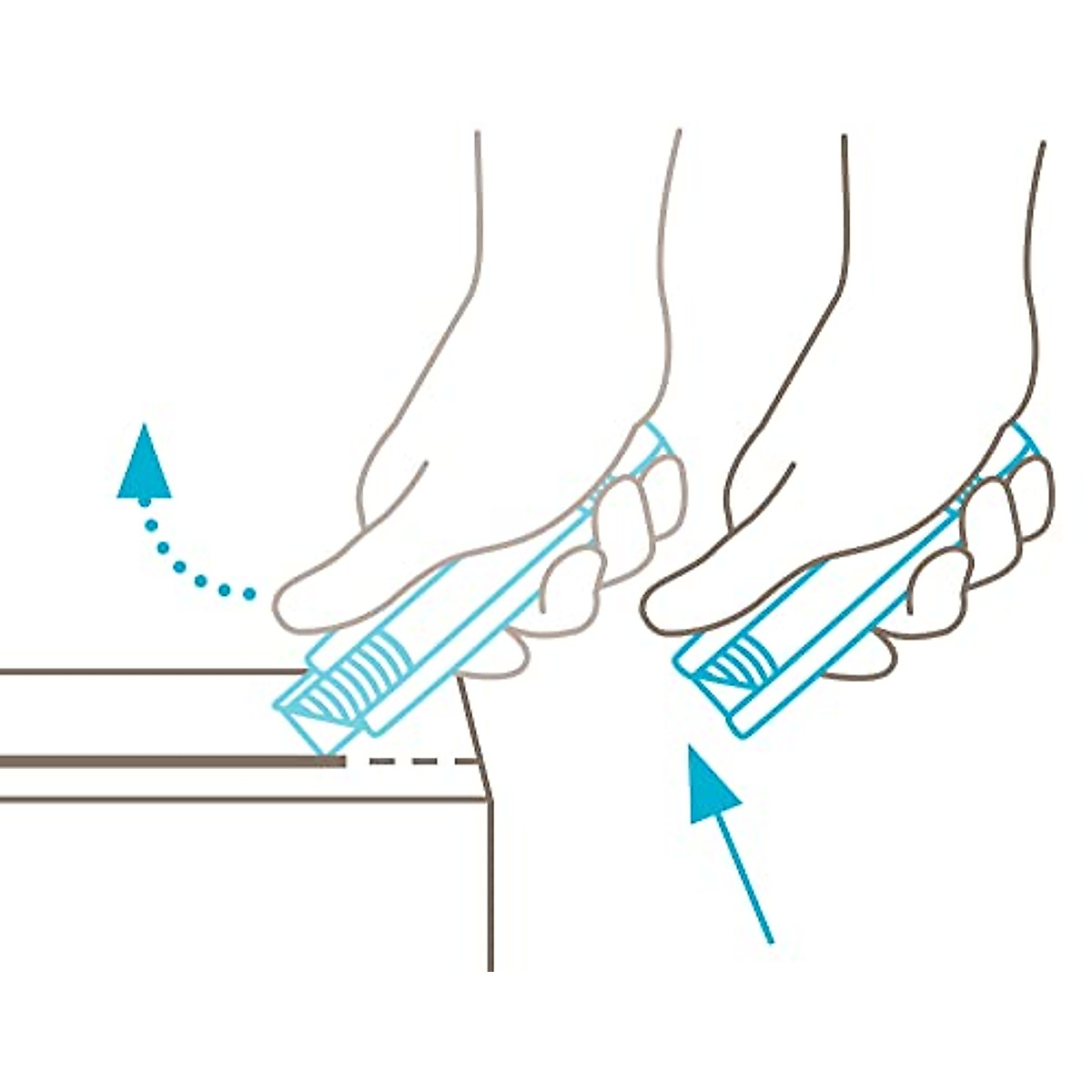 Martor 175001.02 Safety Knife Secunorm 175", Blue/Black