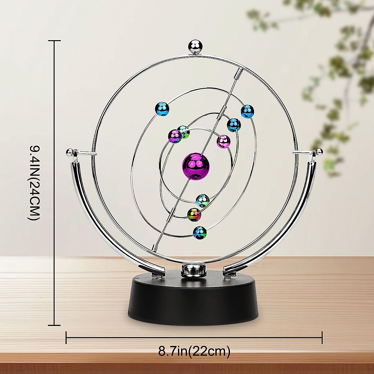 DOTSOG Galaxy Kinetic Art Science Kit Kinetic Art Asteroid Science Desk Toy Home Decorations Electronic Perpetual Motion