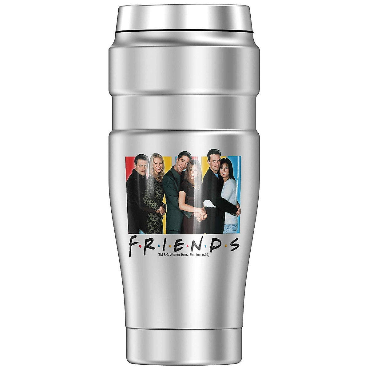 THERMOS Friends It's All About Friends STAINLESS KING Stainless Steel Travel Tumbler, Vacuum insulated & Double Wall, 16oz