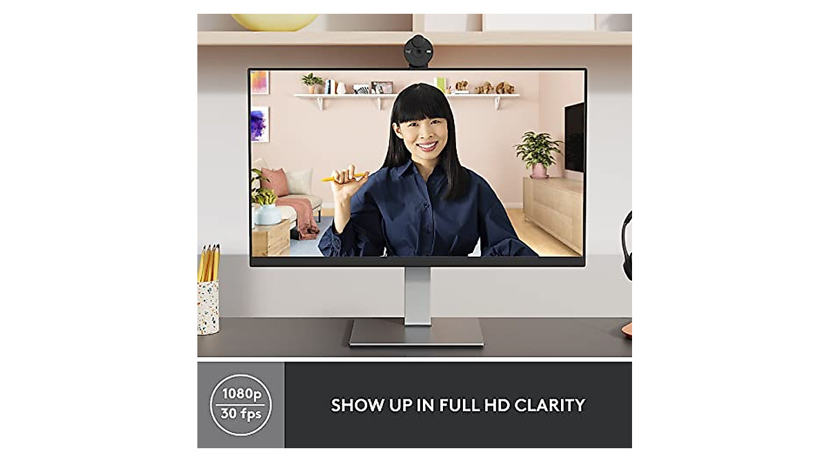 Logitech Brio 301 Full HD Webcam for Clear Video Calls