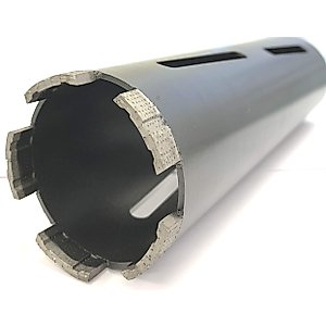 ALSKAR DIAMOND APDB 2-1/2 inch Dry Drill Core Bits with Diamond Aligned Segment for Brick Concrete Masonry 5/8"-11 Threaded (2-1/2")