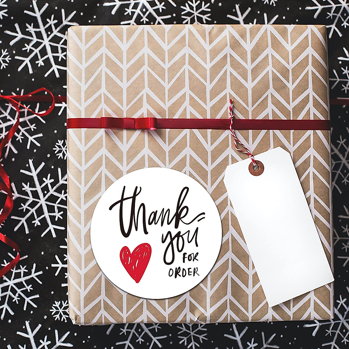 50Pcs Thank You for Your Order Stickers Labels for Shopping Small Business Shop, Online Retailers, Boutiques, Use on Bags, Boxes and Envelope Stickers (2 Inch)