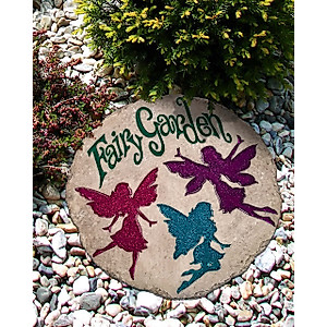 Spoontiques - Garden Décor - Grandma’s Garden Stepping Stone - Decorative Stone for Garden