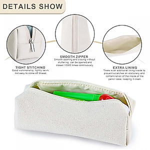 SenseYo Pencil Case Pouch for Stationery Organizer (Beige)