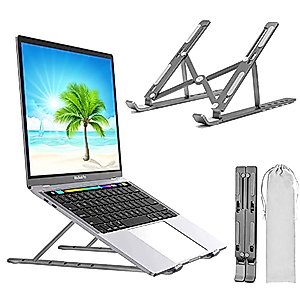 Laptop Stand for Desk, Laptop Riser,Aluminum Alloy Laptop Holder Compatible with 10-15.6 Inch MacBook PC-Notebook Tablet