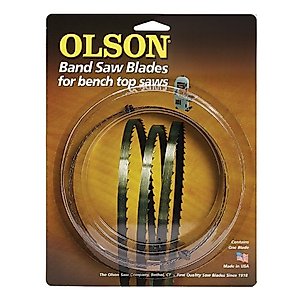 Olson Saw WB55356BL 56-1/8-Inch by 1/4 wide by 6 Teeth Per Inch Band Saw Blade