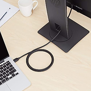 Amazon Basics High-Speed HDMI Cable (48Gbps, 8K/60Hz ) - 6FT, Black - Compatible with Roku TV/PS5/HDTV/Blu-ray