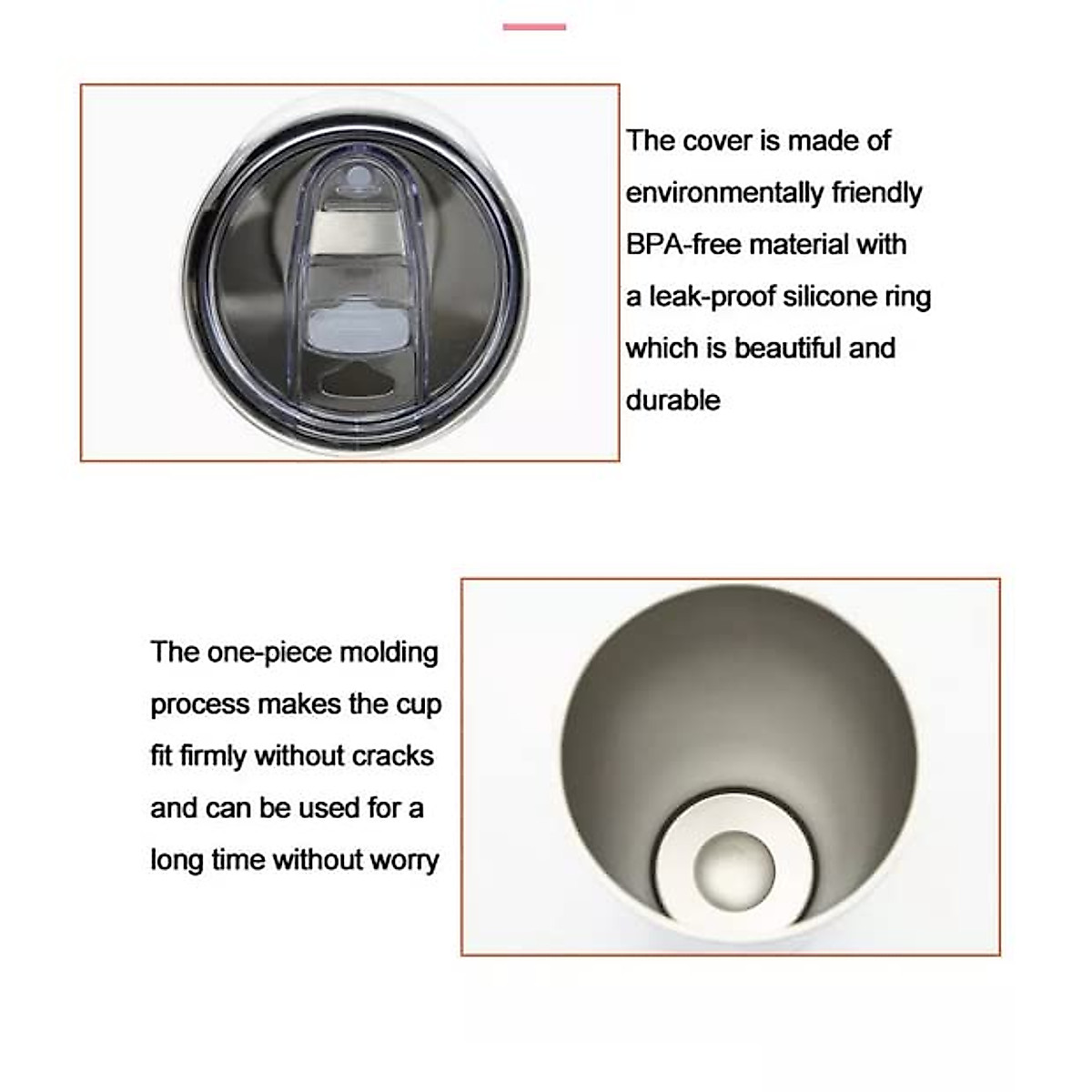 Case of 24pk Stainless Steel Sublimation Tumblers Straight Skinny Blank Mugs With Lids And Straw +Rubber mat (20oz)