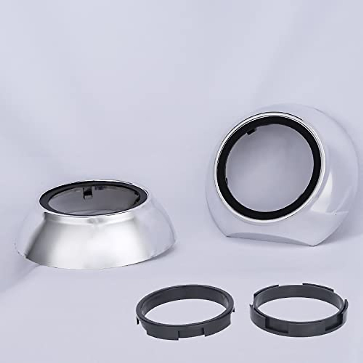 YUFANYA 3.0Inch Projector Shrouds Universal Silver Mask for 2.5Inch or 3.0Inch Projector Lens…