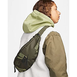 Nike Heritage Hip Pack (Medium Olive/Black, One Size),(DQ5930)